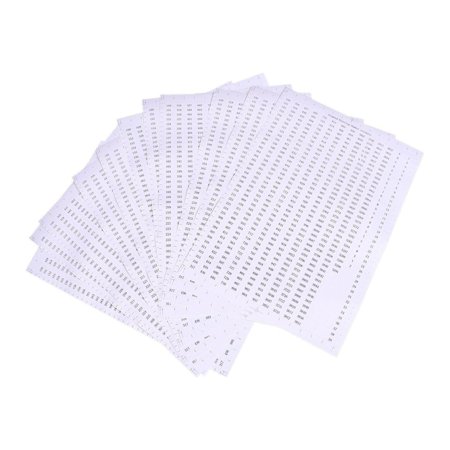 DMC Floss Number Stickers Color sheet embroidery floss labels ...