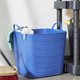 Life Story 25 Liter 6.6 Gallon Durable Plastic Storage Tote, Blue (12 ...