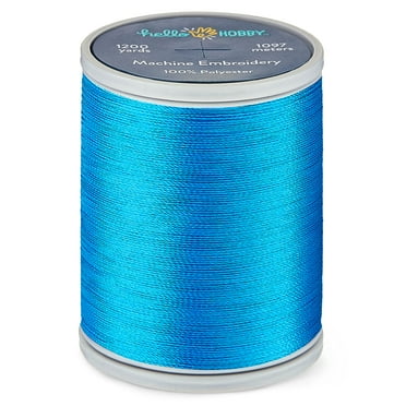 Hello Hobby Daffodil Yellow 100% Polyester Machine Embroidery Thread ...