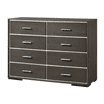 ACME Florian Chest in Grey and Antique White - Walmart.com