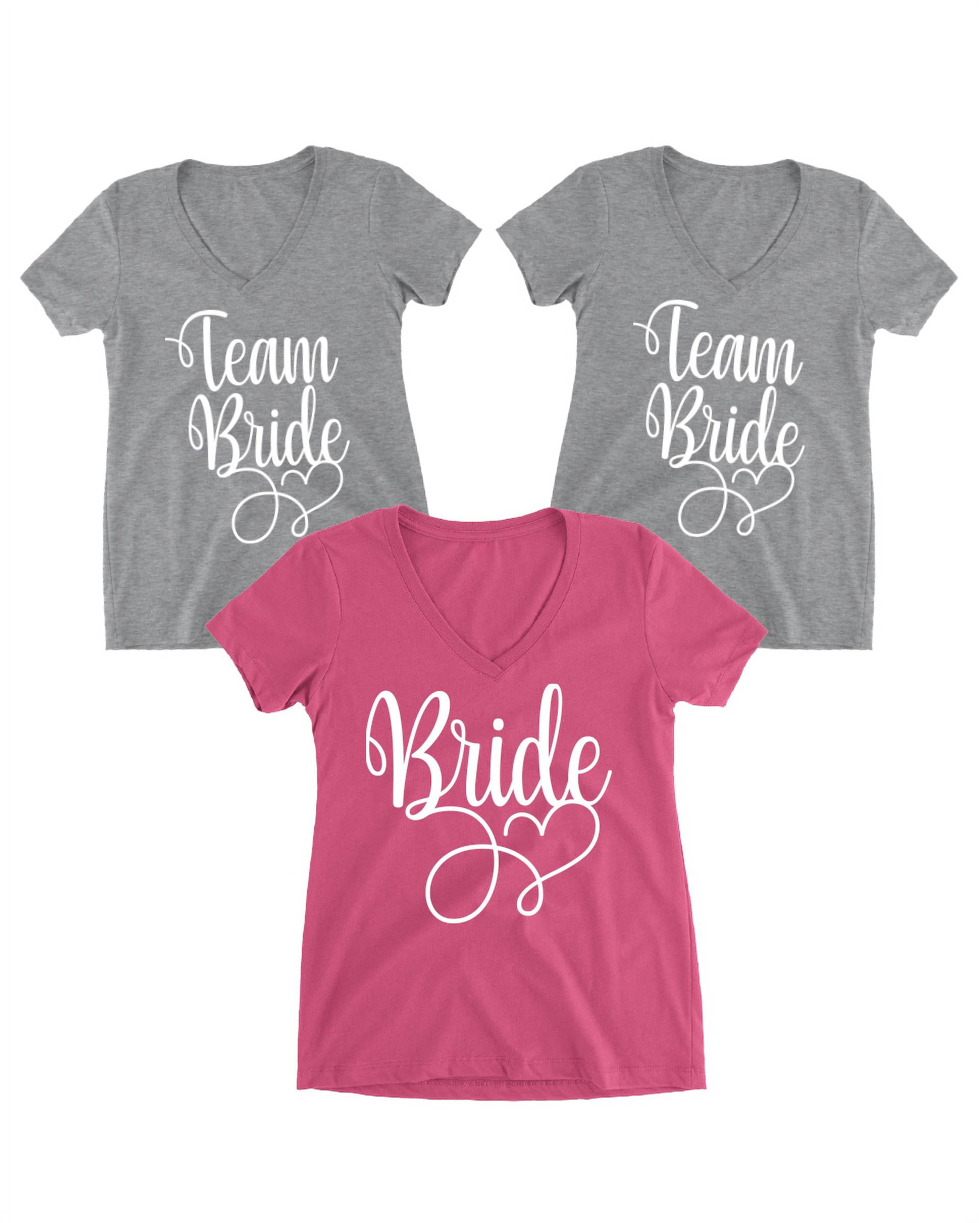 Awkward Styles Bride T-Shirt Team Bride Tshirt for Women Team Bride ...