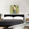 ARTCANVAS Lady With Fan 1918 Canvas Art Print by Gustav Klimt - Size ...