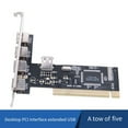 5 Ports PCI to USB 2.0 PCI Expansion Card Adapter Card 480Mbps Driver ...