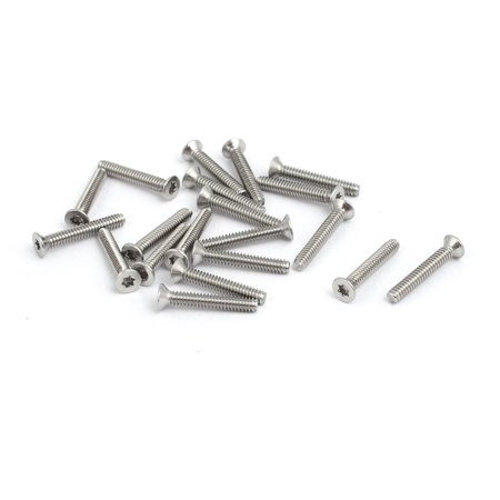 M1.6x10mm 304 Stainless Steel Flat Head T4 Drive Torx Screws Fasteners 20pcs | Walmart Canada