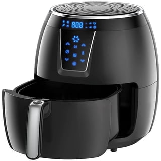 Simply Ming The Healthy Fry Ceramic Nonstick 1500-Watt Air Fryer ~ Blue ...