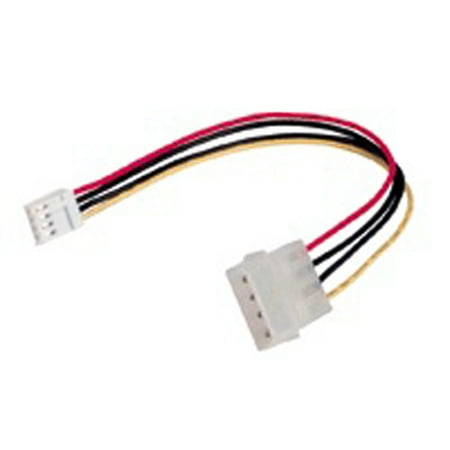 4-Pin Molex to Floppy Drive 4-Pin Power 12 inch Cable - Walmart.com