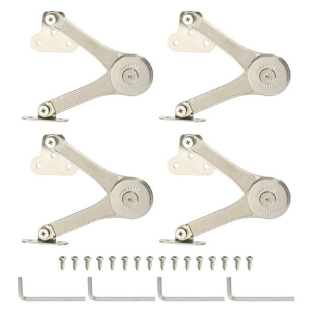4 Pcs Box Hinges Lid Support Hinge Duty Chest Hinge Soft Close Hinge ...