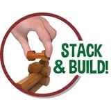 LINCOLN LOGS Sawmill Express Train - Real Wood Logs - Buildable Train ...