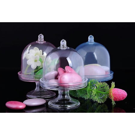 12pcs Candy Boxes With Lid Base Structure Design Transparent Tray ...