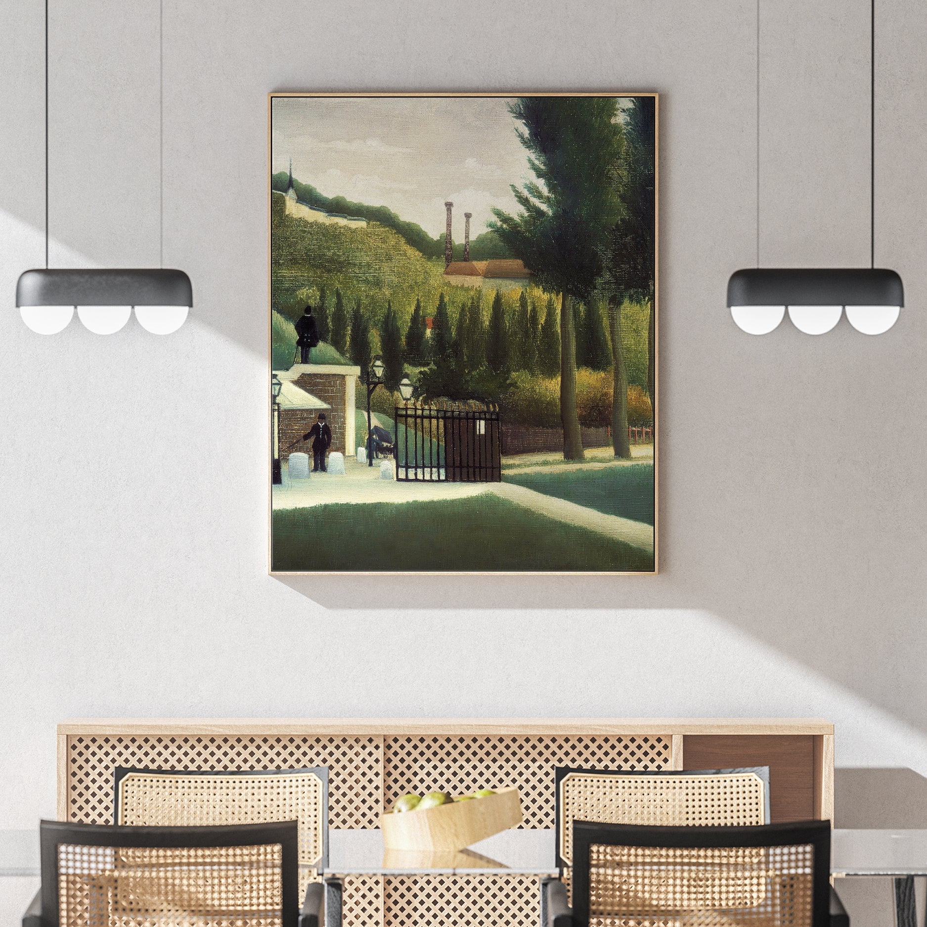 Toll Gate - The Customs Post - ca. 1890 | Henri Rousseau | Premium Fine ...