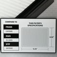 Super Tech 2025 Engine Air Filter, Replacement Filter for Hyundai and ...