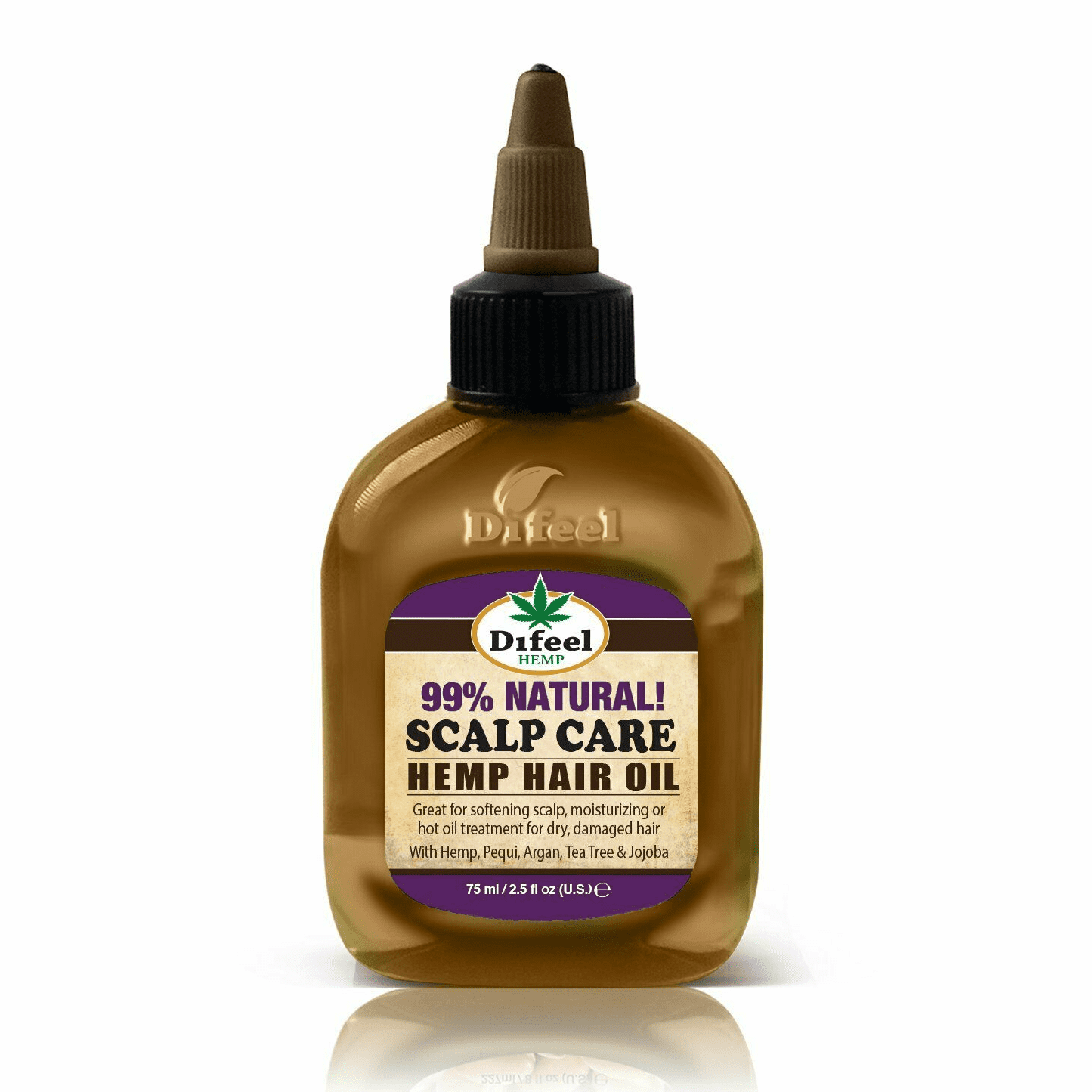 Difeel Hemp 99 Natural Hemp Hair Oil Scalp Care 25 Oz