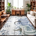 Area Rug 4x6ft, Autumn Pumpkin Leaf Washable Rugs for Living Room ...