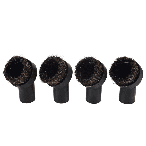 Qtmnekly 4 Pcs Horsehair Bristle Vacuum Cleaner Round Dusting Brush ...
