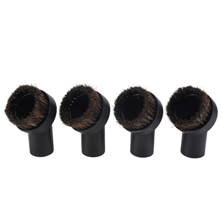 Qtmnekly 4 Pcs Horsehair Bristle Vacuum Cleaner Round Dusting Brush ...