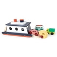 Mentari Toys - Car Ferry - Wooden Toy Boat with Dual Loading/Unloading ...