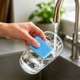 5 Pack Kitchen Sponge Scrubbers 3 Layer Wave Texture Scouring Pad for ...