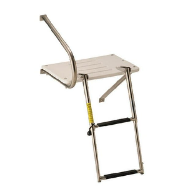 Garelick EEz-In Swim Platform with 2-Step Telescoping Ladder for Boats ...