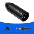 3.5mm To XLR Adapters With Gold Plated Connectors For Clear Signals In ...