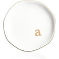 Ceramic Jewelry Dish 4.7 Inch Round Decorative Ceramic Trinket Dish ...