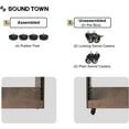 Sound Town 8U DIY Slanted Studio Rack with 8U Rack Space, Extra 2U ...