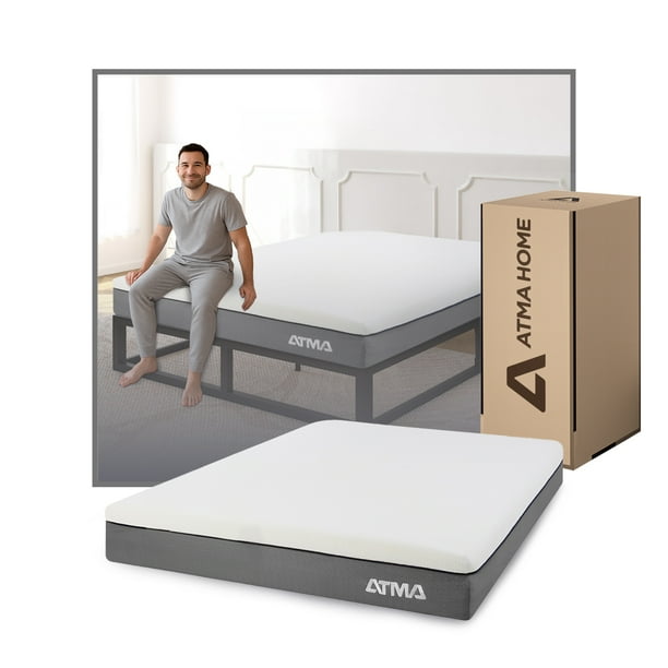 Colchón en Caja Queen Atma Smooth Top Memory Foam Altura 29cm | Walmart ...