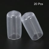 20Pcs Rubber End Caps 10mm(3/8") ID Vinyl Round Tube Bolt Cap Cover ...