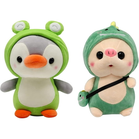 Cute Penguin Plush Frog Stuffed Animal, Plush Dinosaur Stuffed Animals ...