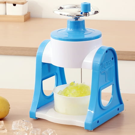 Manual Snow Cone Machine Hand-Crank Ice Slush Machine Shaved Ice Maker ...