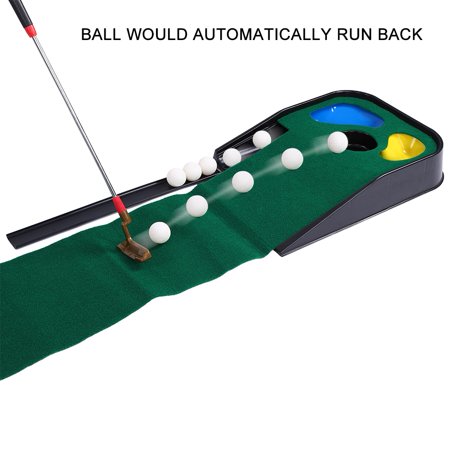 TOPINCN Children Portable Oudtoor Indoor 3 Golf Holes Golfing Practice ...