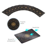 WJPC Waterproof Plastic Playing Cards, Easy Shuffling Black Dragon Deck ...