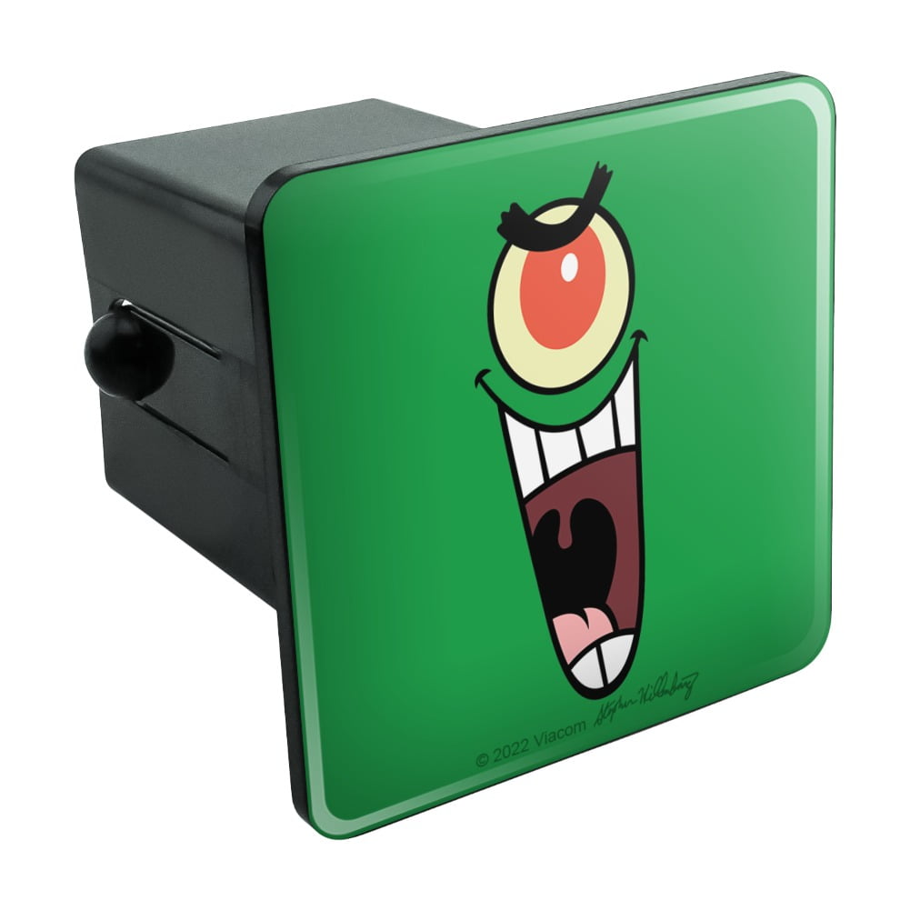 SpongeBob Plankon Face Tow Trailer Hitch Cover Plug Insert - Walmart.com
