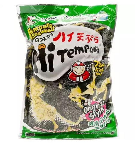 Tao Kae Noi Tempura Nori Snack, Seaweed, 1.41 oz. - Walmart.com
