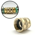 Brass Two-way Internal Thread Connector Garden Hose Adapter 3/4 Brass ... Brass Two-way Internal Thread Connector Garden Hose Adapter 3/4 Brass ...