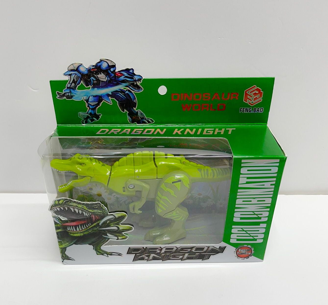 Dinosaur world T-REX Knight Dynamic Transformer with loud sord ...