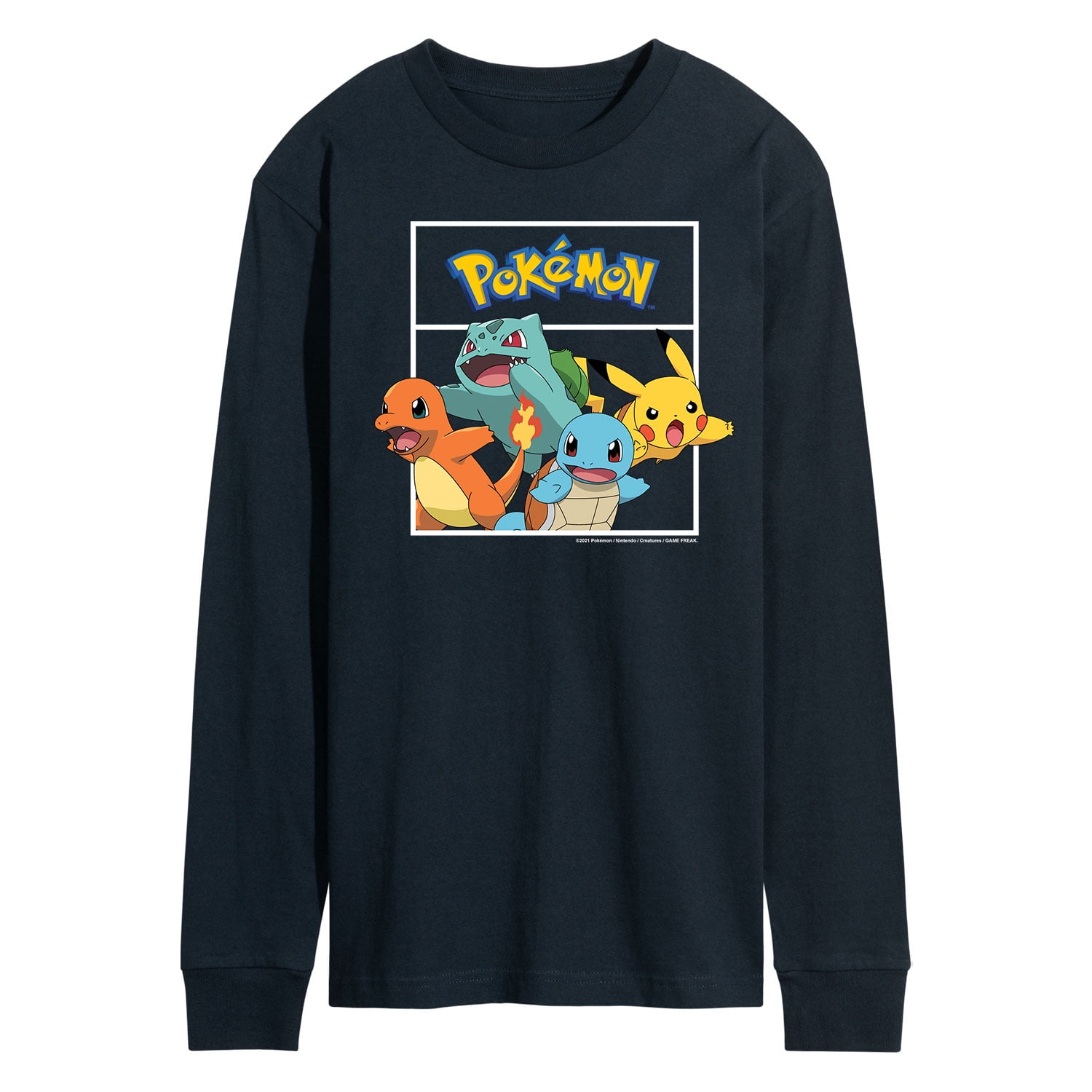 Pokémon - Team Pokémon - Men's Long Sleeve T-Shirt - Walmart.com