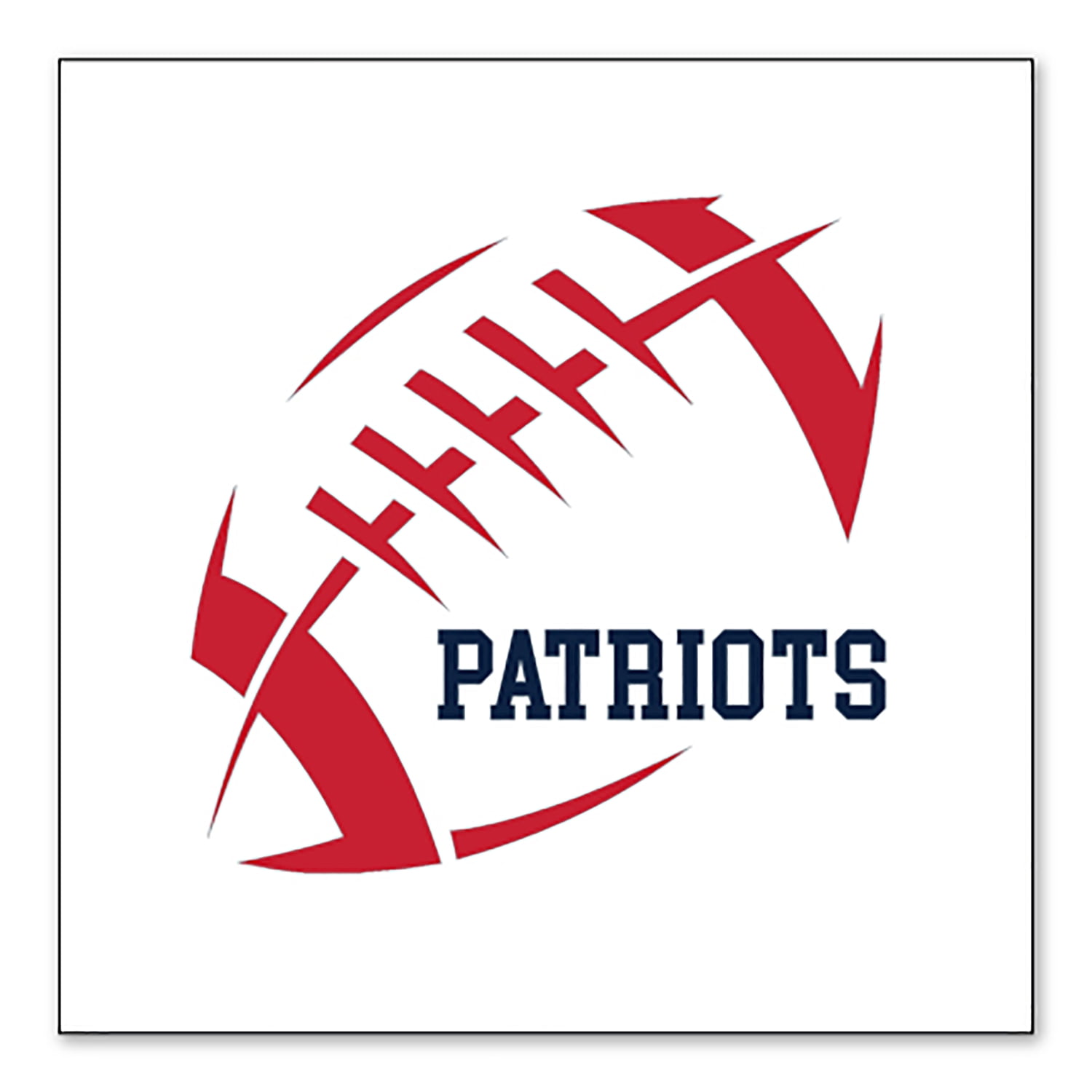 DistinctInk Custom Bumper Sticker - 10" x 10" Decorative Decal - White ...