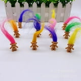 SHELLTON 10Pcs Mini Troll Dolls, PVC Vintage Trolls Lucky Doll Mini ...