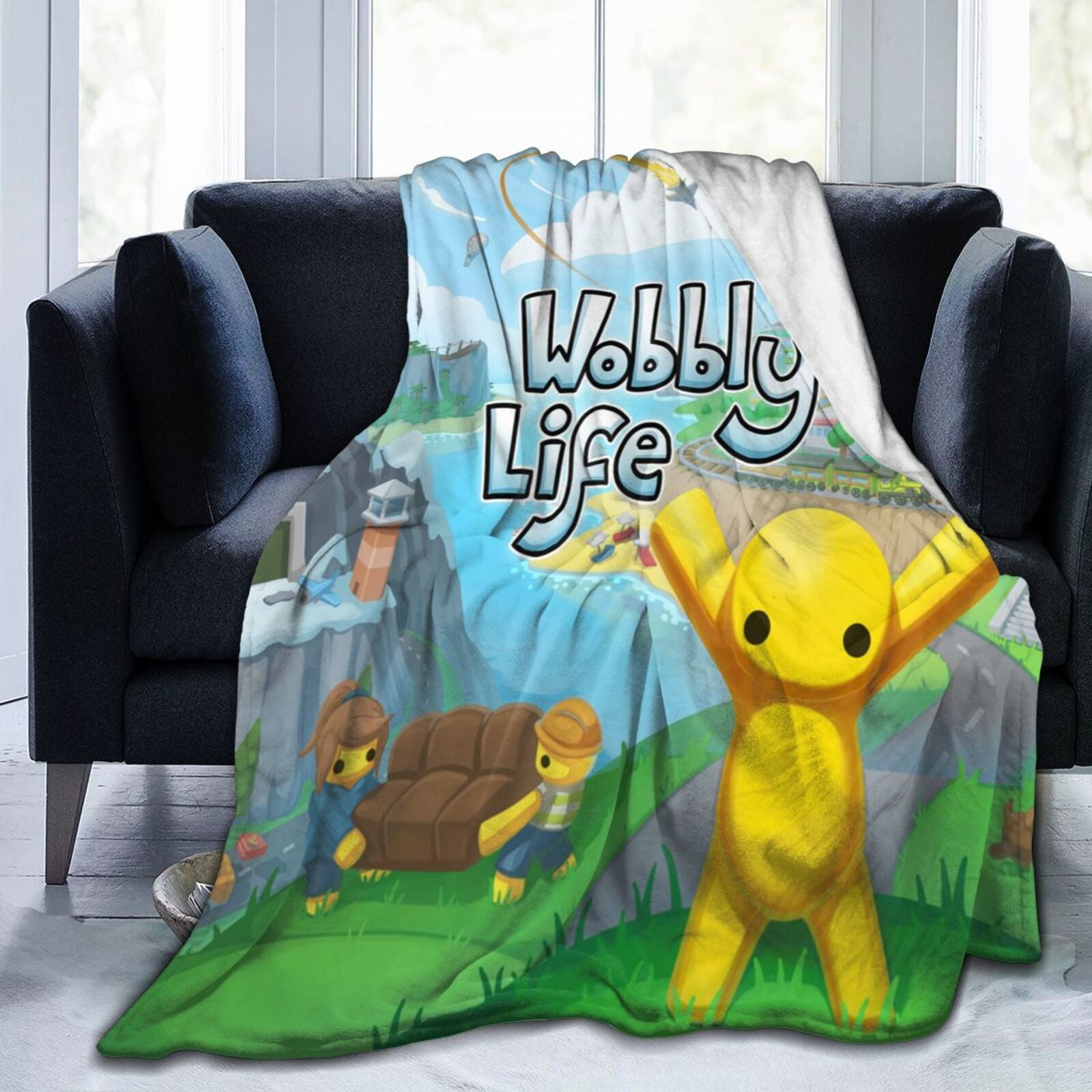 Click here for Eraeiwok Blanket Wobbly Life Ultra-Soft Micro Flee... prices