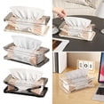 HannLk Liftable Tissue Box With Storage Shelf Durable Household Item ...