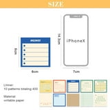Memo Sheets with Cube, Note Paper For Taking Notes And Reminders, Work ...