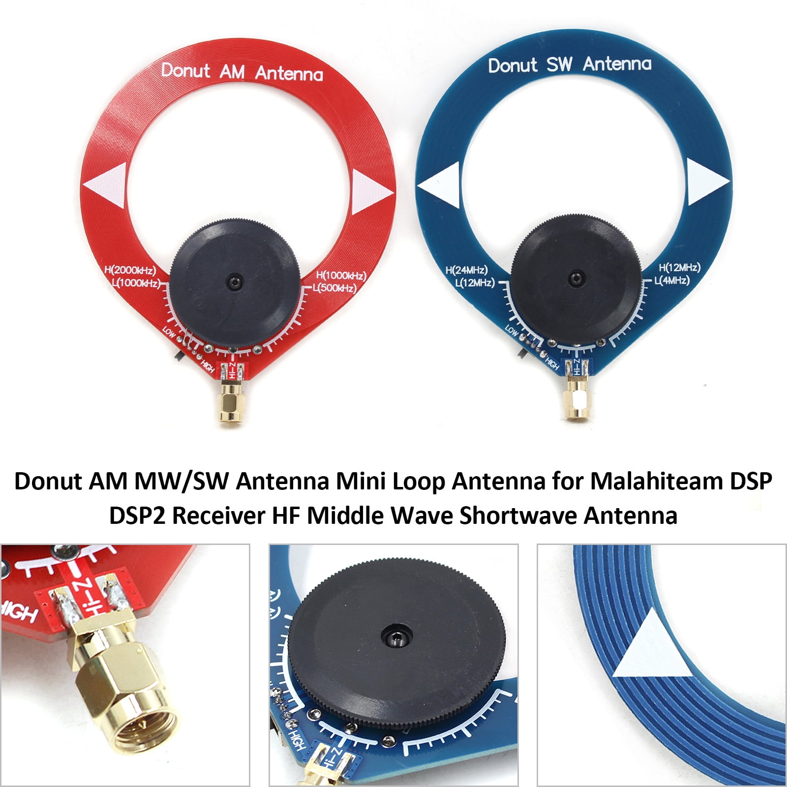 Donut AM MW/SW HF Antenna Mini Loop Antenna for Malahiteam DSP DSP2 ...