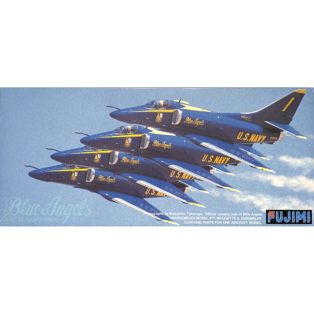 Fujimi 1:72 A-4F / TA-4J Skyhawk Blue Angels Plastic Model Kit 26019 ...