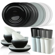 Yellowstone 12-Piece Ceramic Dinnerware Set, Beth Collection - Walmart.com