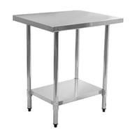 GRIDMANN 24 x 24 Inch NSF Stainless Steel Commercial Kitchen Prep Table ...
