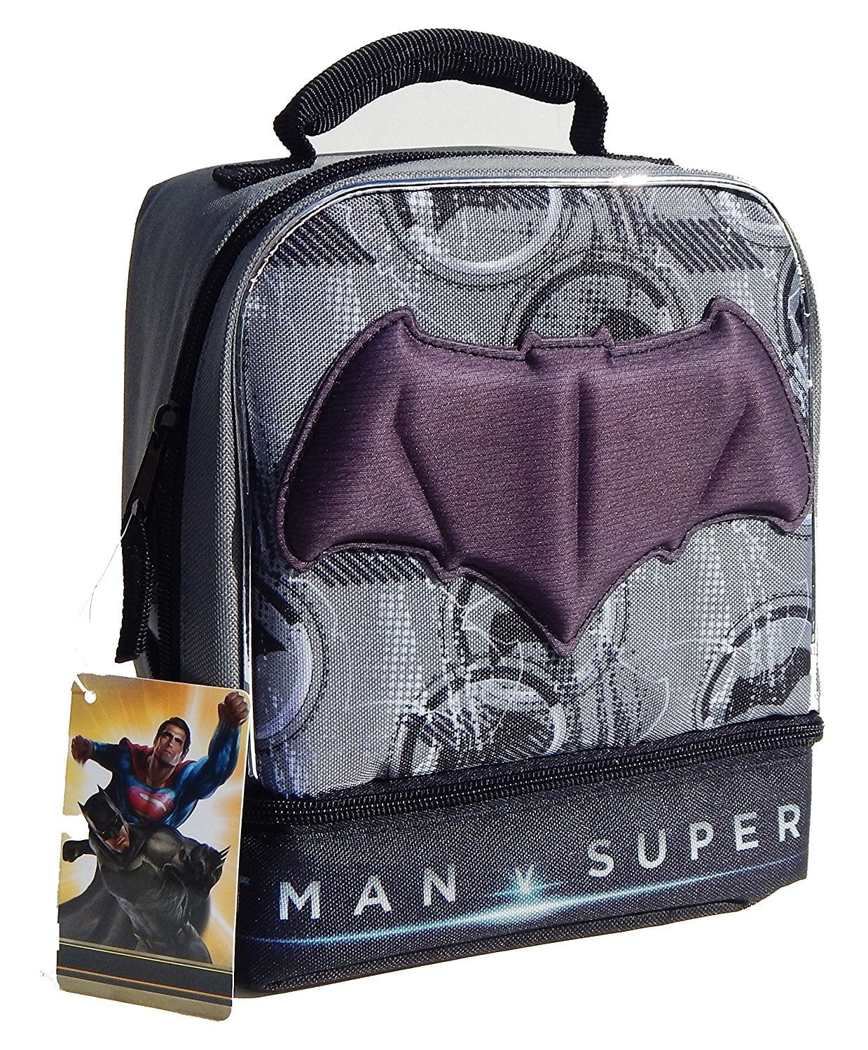 batman v superman 2 pouch lunch bag by disney - Walmart.com