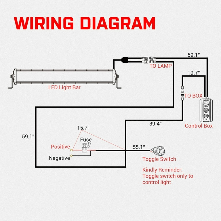 Mictuning Led Light Bar Wiring Harness Diagram | Shelly Lighting