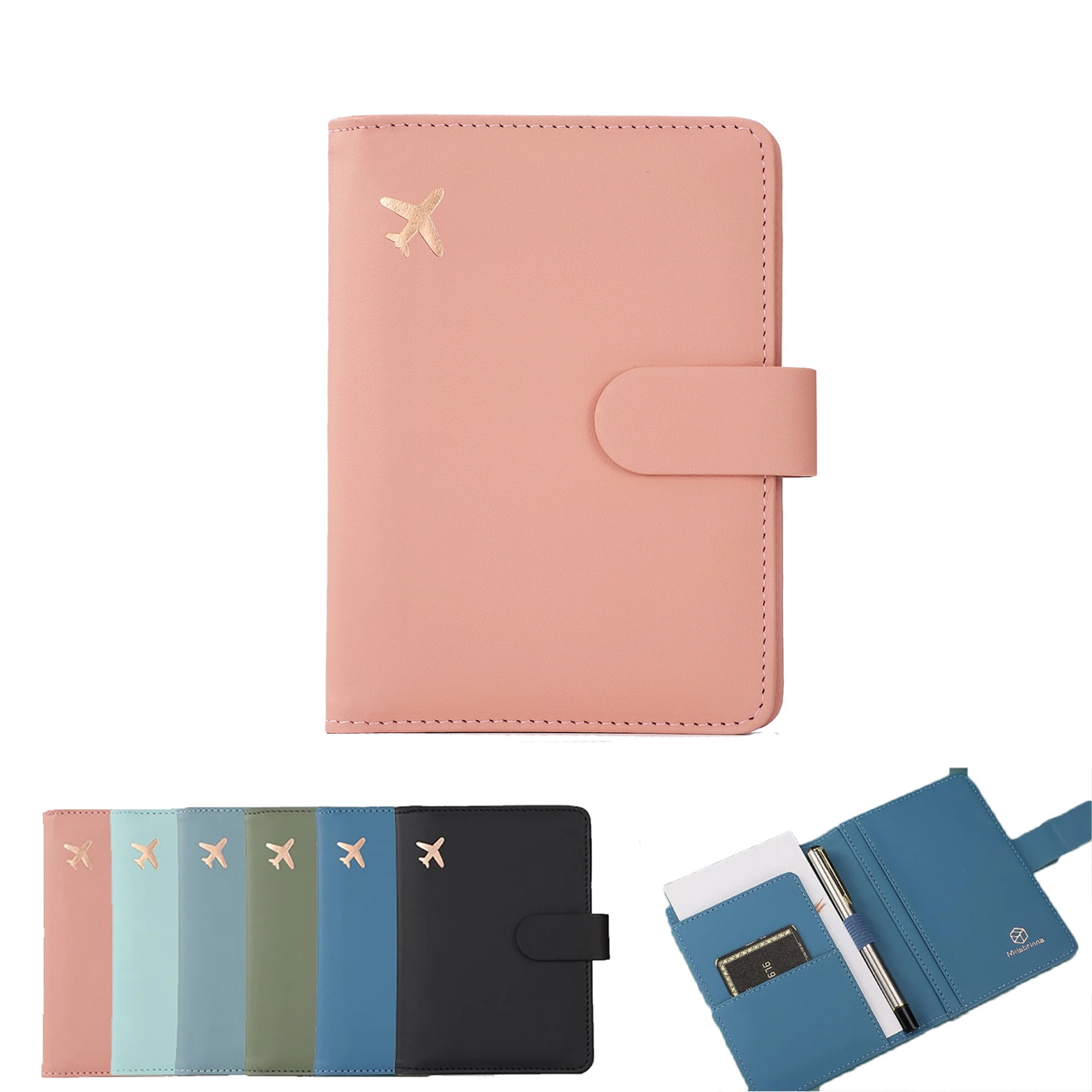 Passport Cover for Card Documents Simple Women Men Travel Passport ...