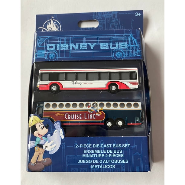 Disney Parks Bus Die Cast Vehicle Set 2 Pack New with Box - Walmart.com