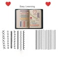 2026 Upgraded Embroidery Stitch Book Kit, 106 Patterns with Tools ...